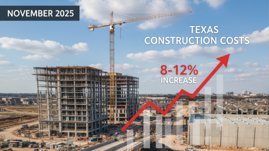 Texas Construction Cost Insights Nov 2025